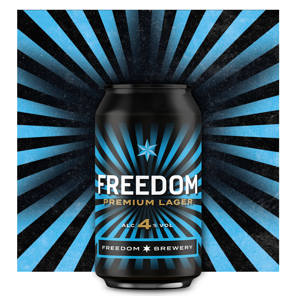 Shop Freedom Lager Cans | Freedom Brewery